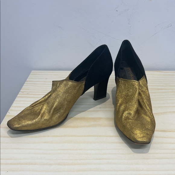 Donna Karan | Shoes | Vintage Donna Karan Leather And Suede Shoes ...